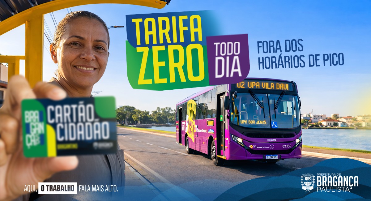 Tarifa Zero em Bragança Paulista: ônibus será gratuito fora do horário ...